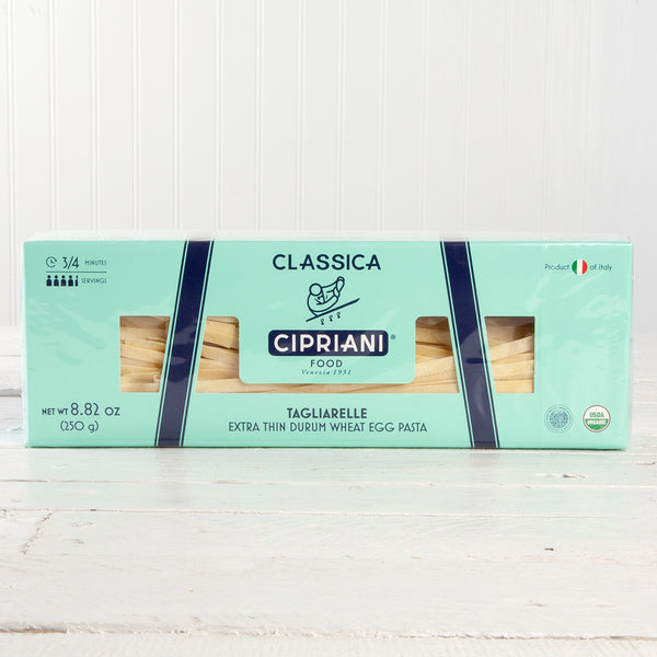 Cipriani Organic Egg Pasta | Tagliarelle | Ditalia Italian Foods