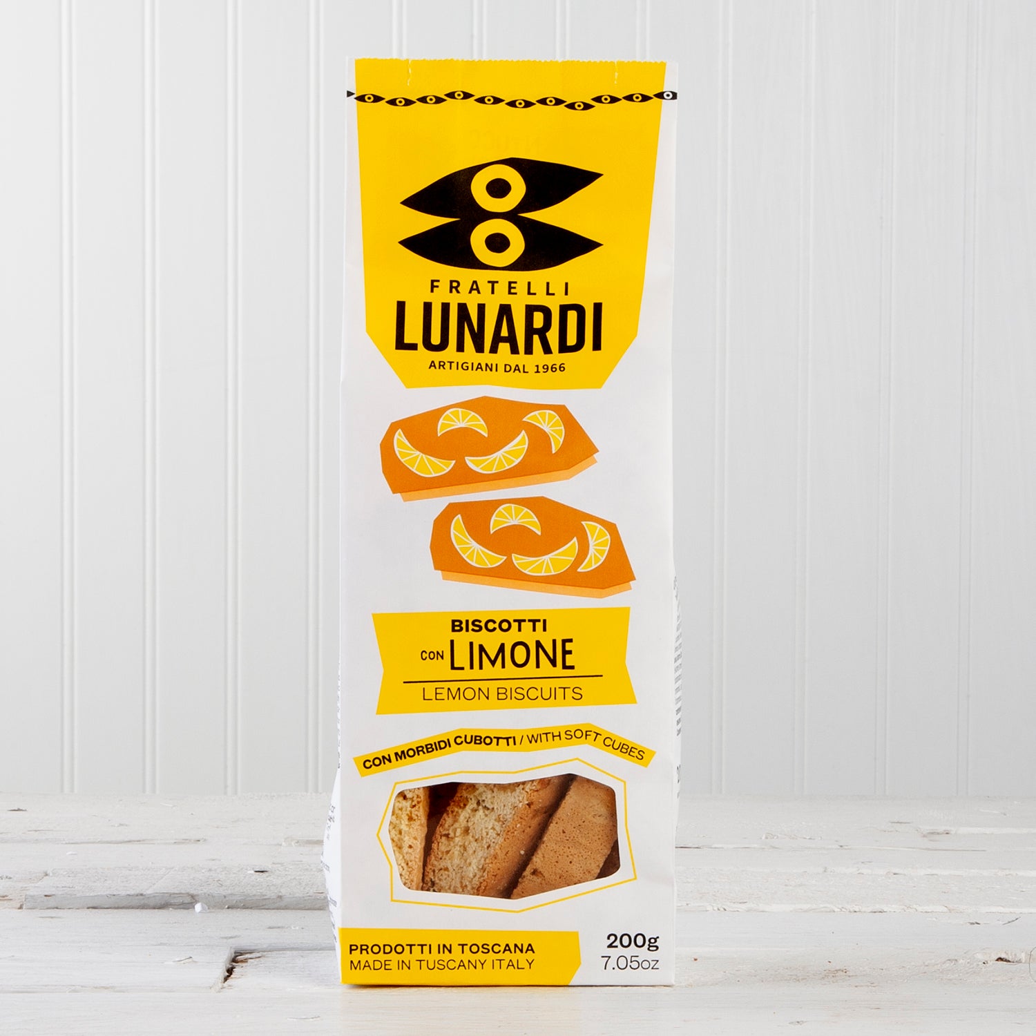 Fratelli Lunardi Lemon Cantucci Cookies | Biscotti | Ditalia Imports