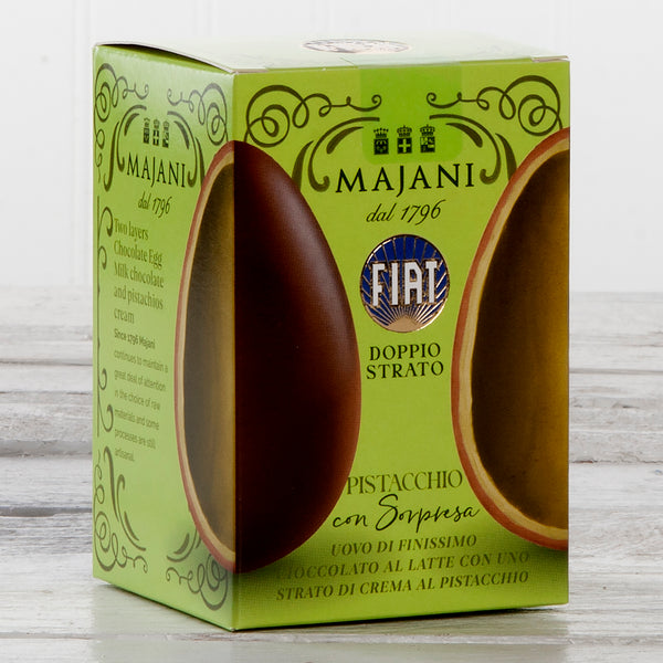Majani Milk Chocolate Pistachio Fiat Small Easter Egg | Ditalia