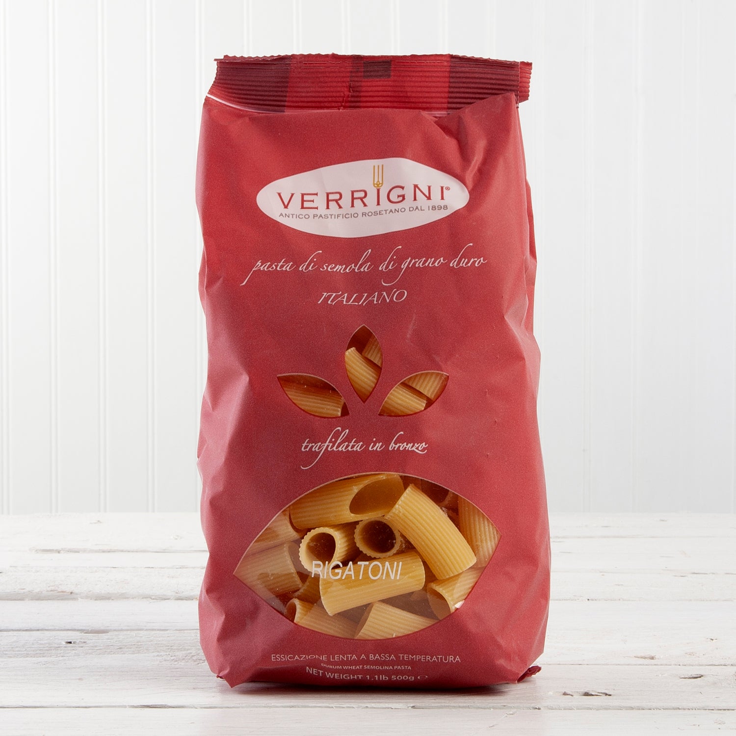 Verrigni Rigatoni Pasta | Ditalia Fine Italian Imports