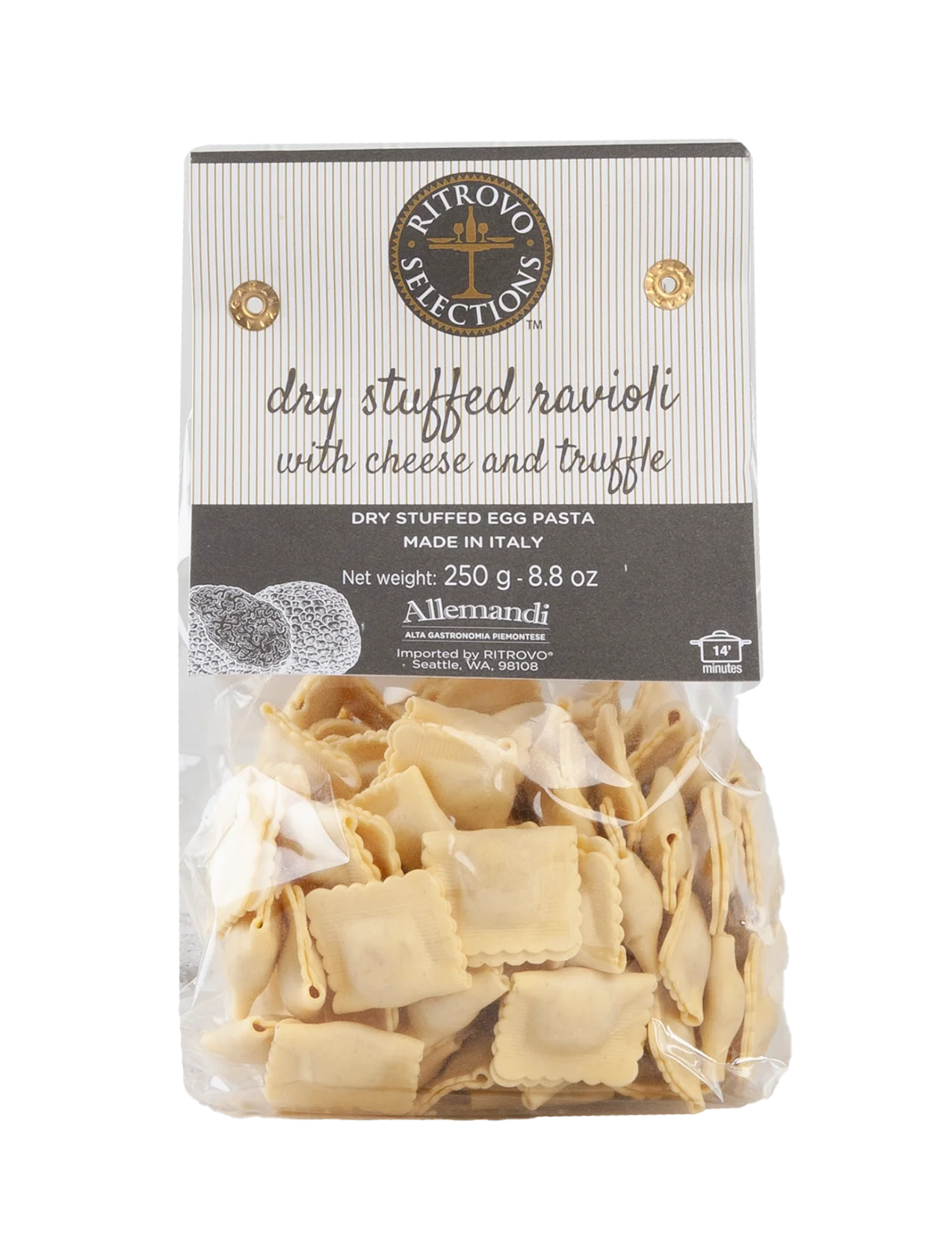 Allemandi Dry Stuffed Ravioli with Truffle and Cheese | Ditalia ...