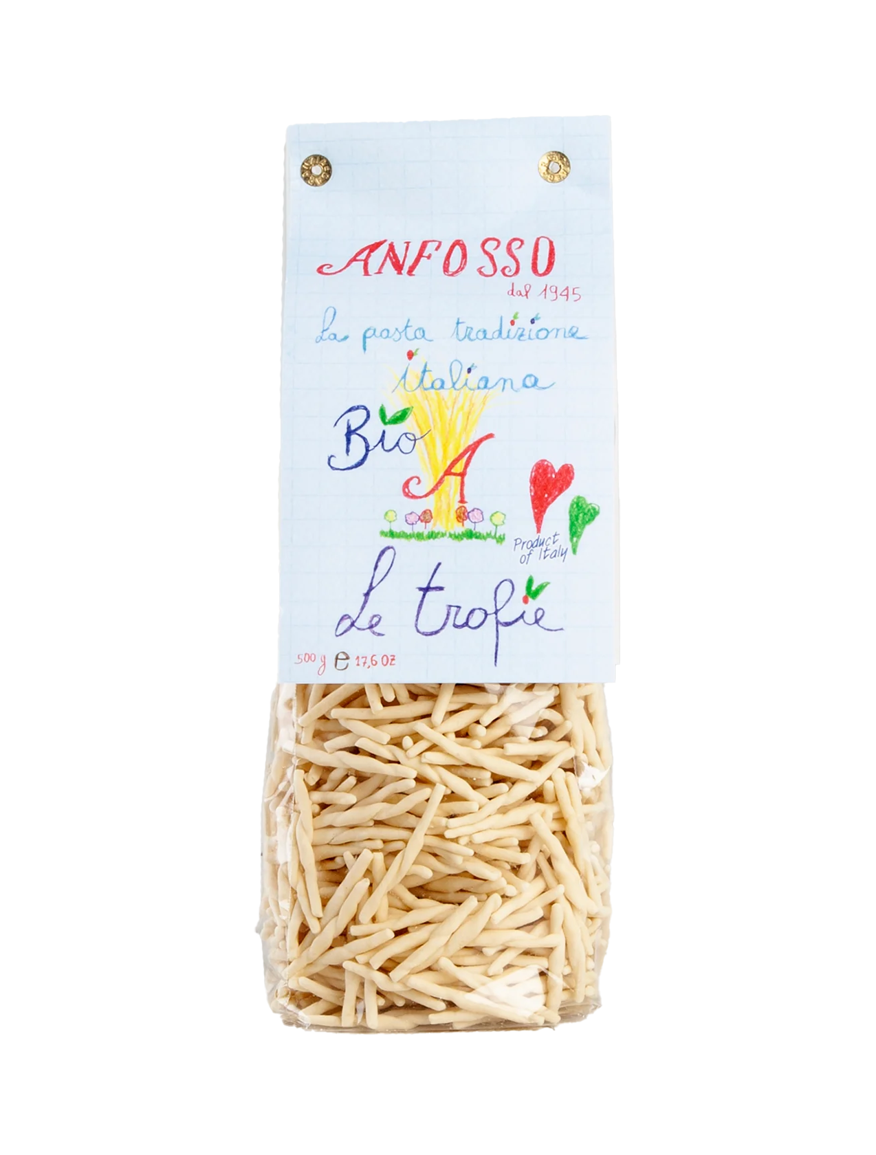 Anfosso Ligurian Trofie Pasta | Ditalia Fine Italian Imports – Ditalia ...