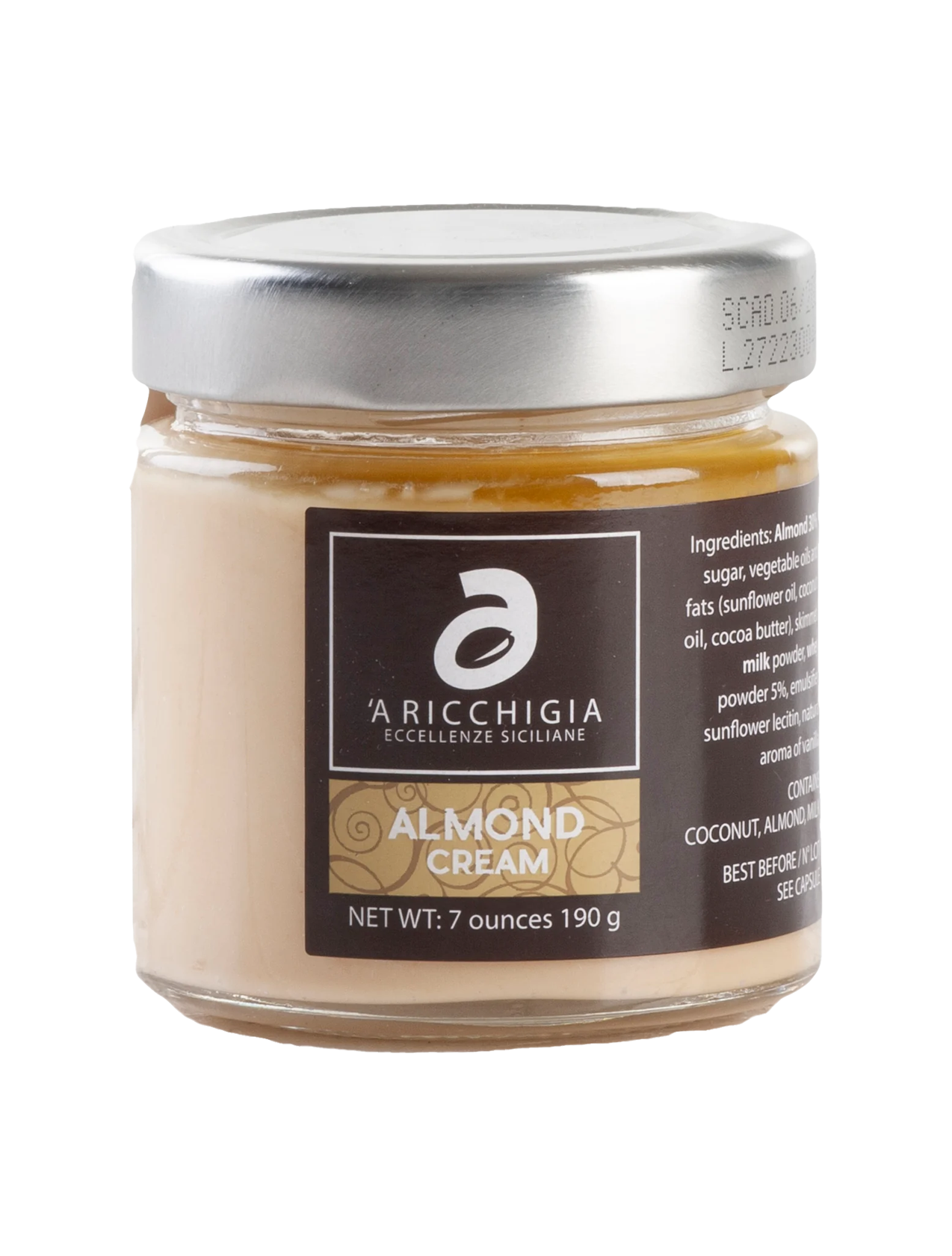 Sicilian Almond Cream Spread by A Ricchigia Sicily | Ditalia – Ditalia ...