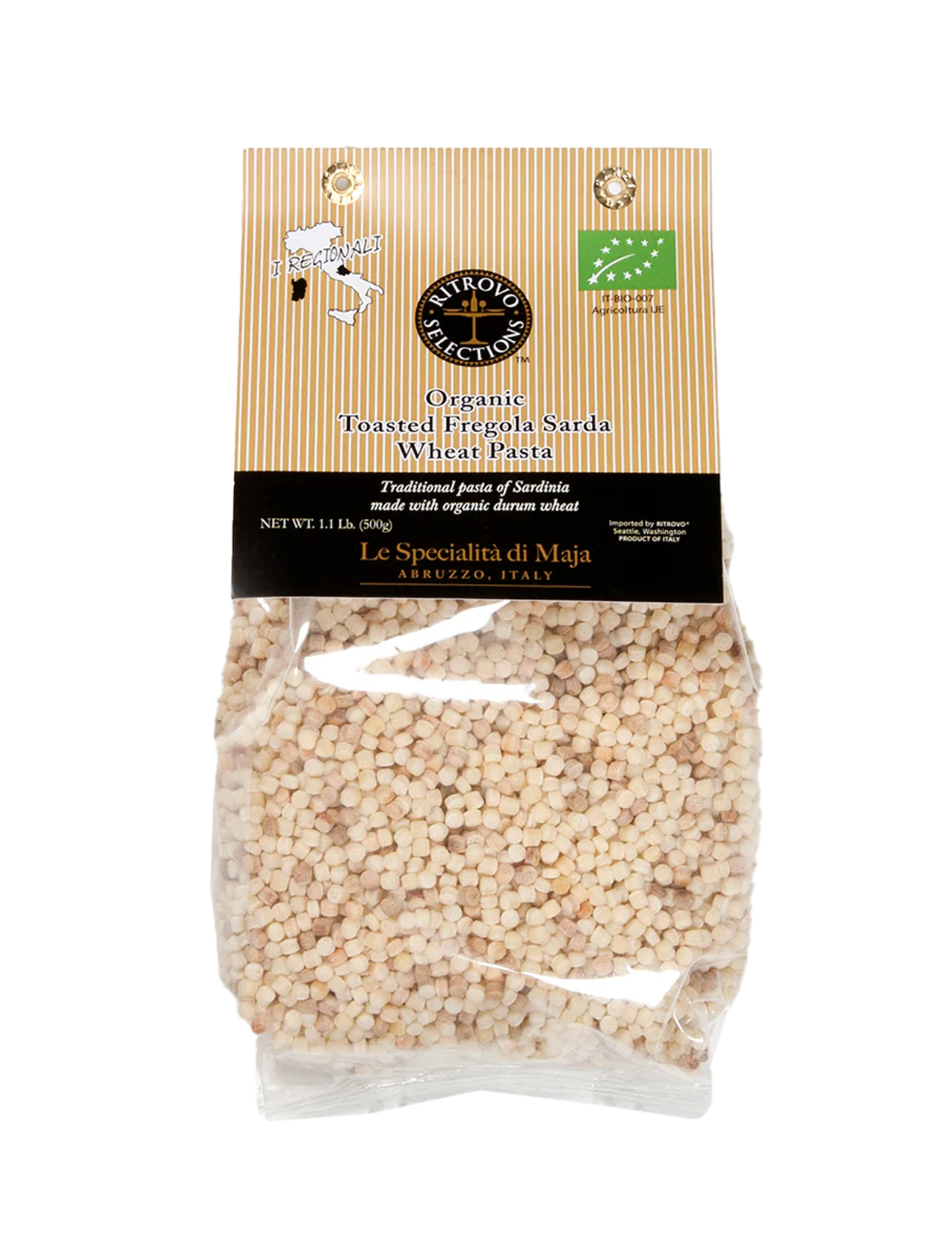 La Specialita di Maja Organic Toasted Fregola Sarda Pasta | Ditalia ...
