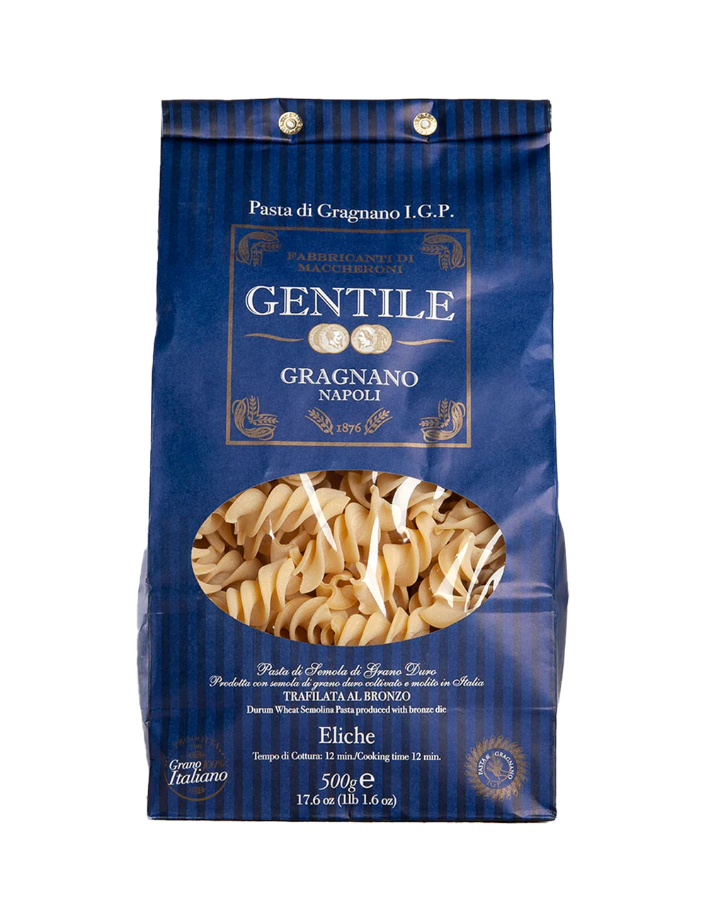 Gentile Pasta di Gragnano IGP - Eliche | Ditalia Italian Imports ...