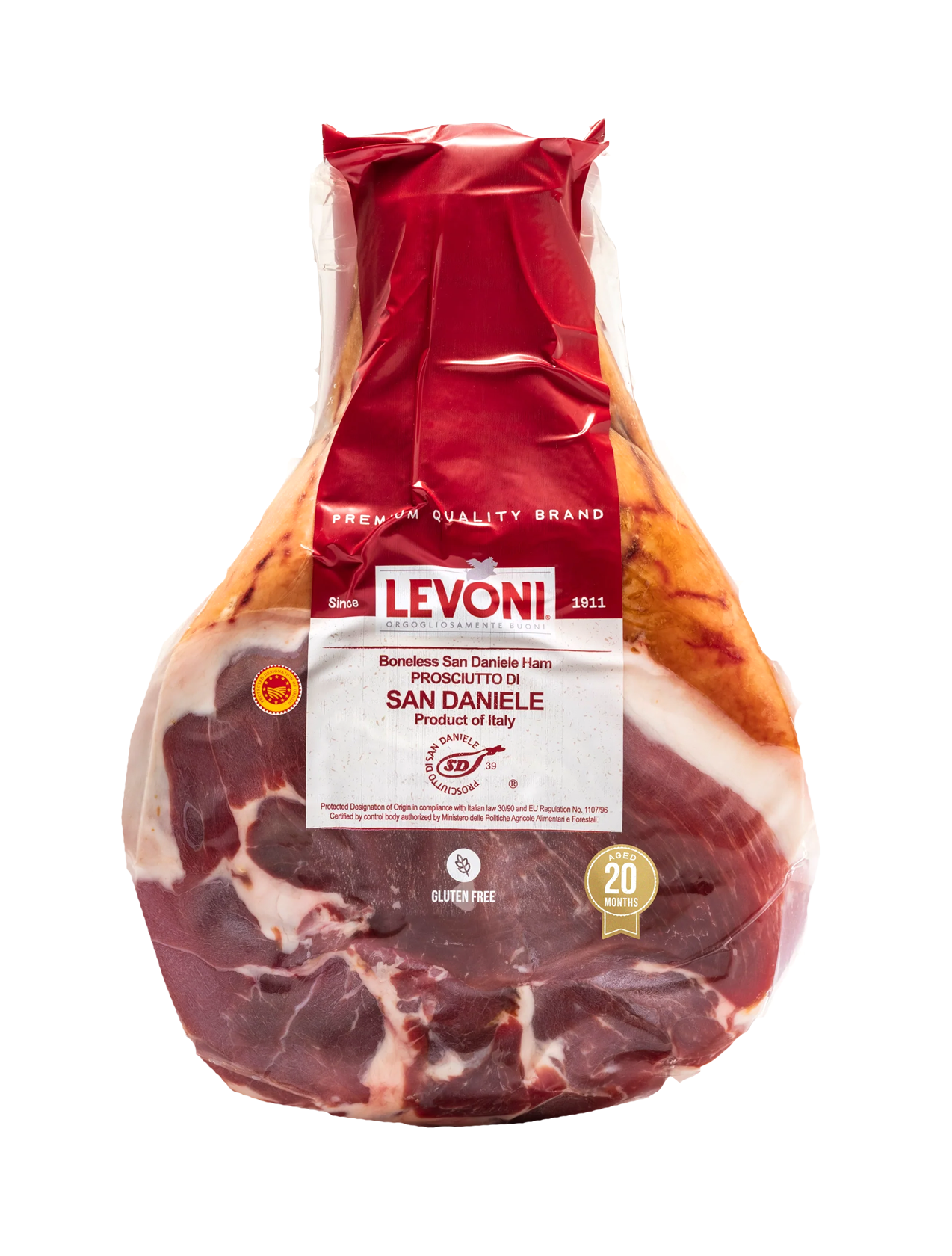Levoni San Daniele Prosciutto DOP 20 month | Ditalia Italian Imports ...