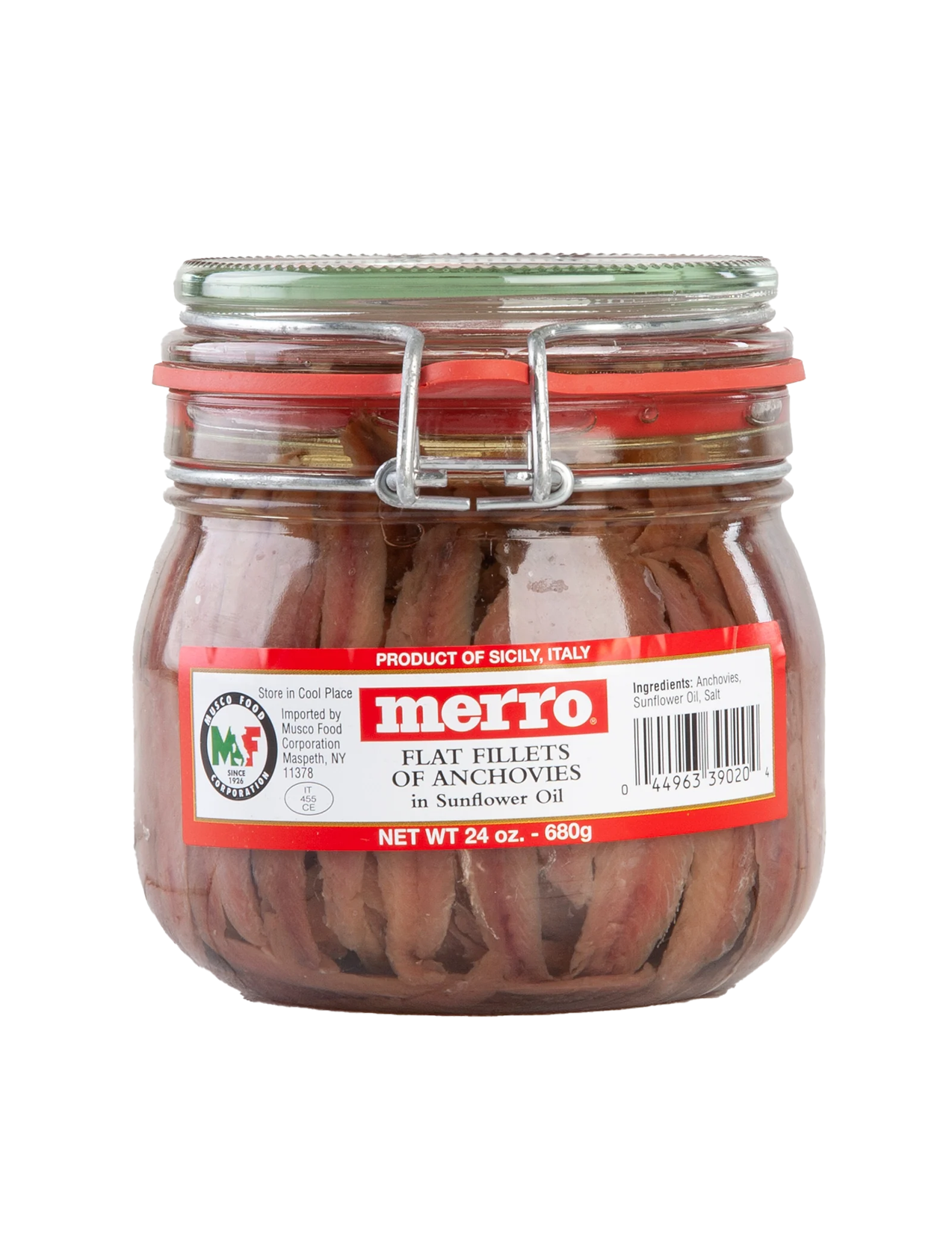 Merro Sicilian Anchovies in Oil 24oz | Ditalia Italian Imports ...