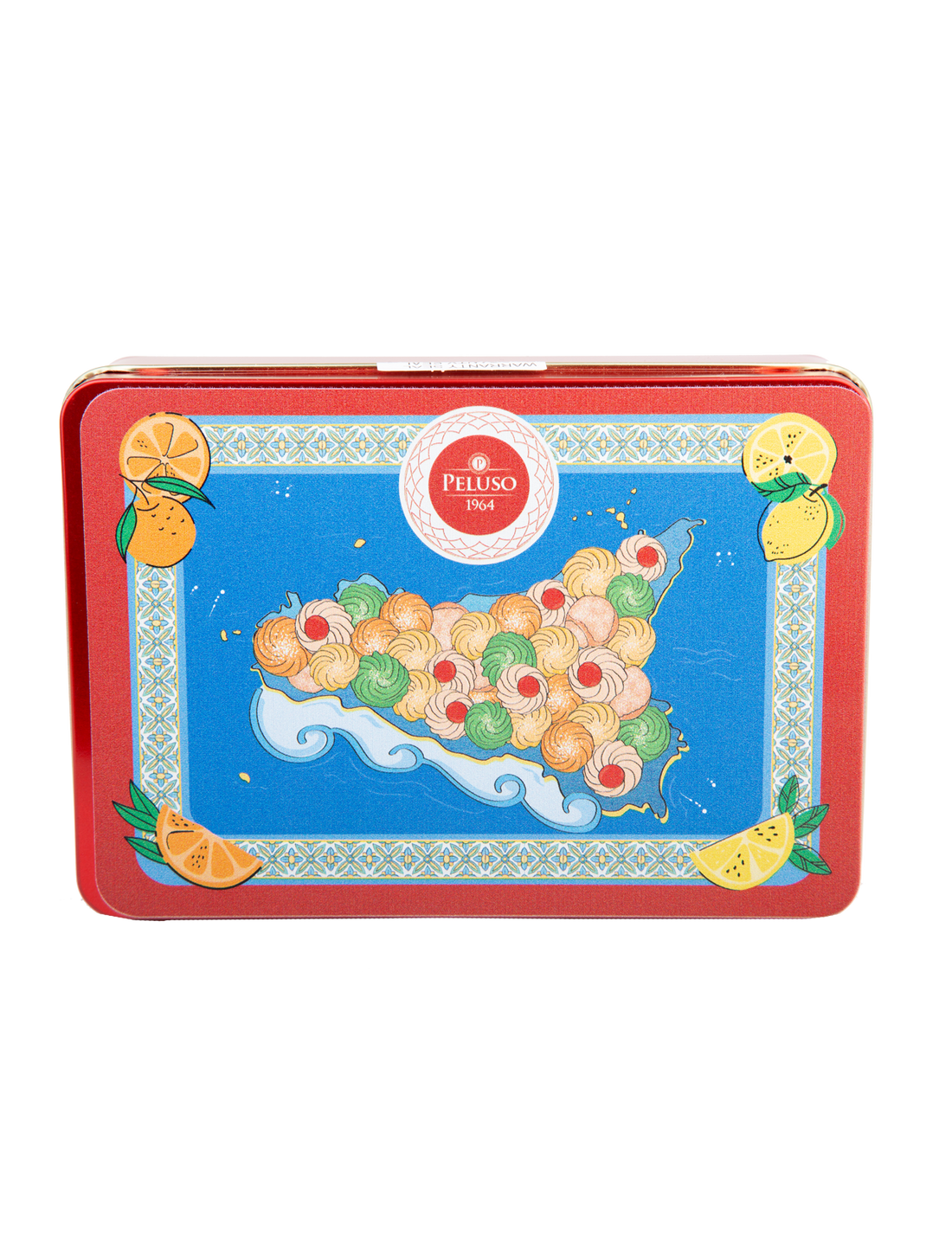 Peluso Sicilian Almond Paste Cookie Gift Tin | Ditalia Imports ...