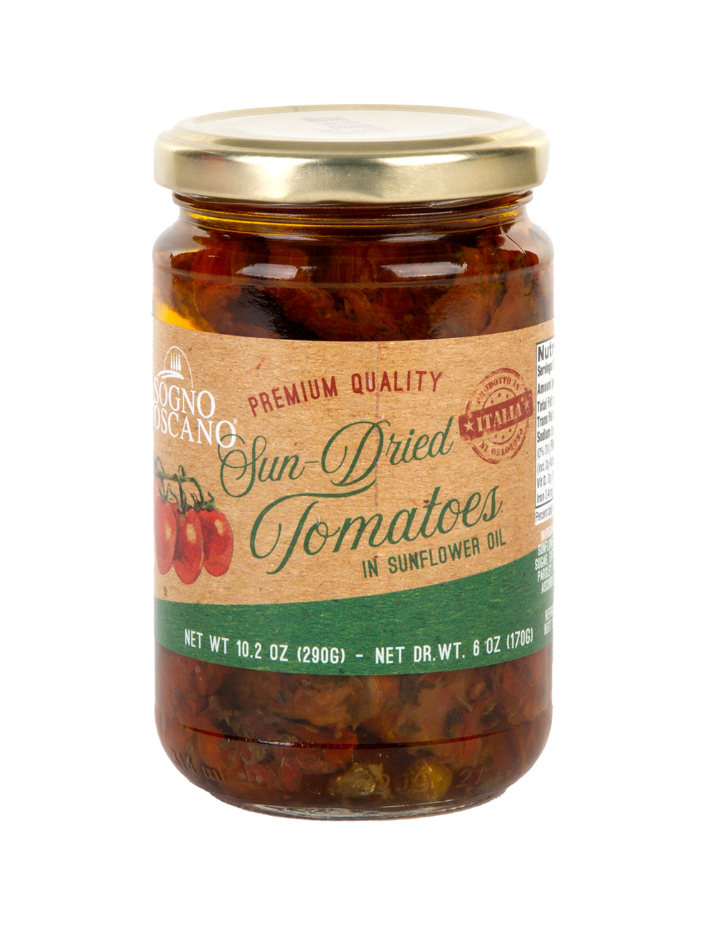 Sogno Toscano Sun Dried Tomatoes in Oil | Ditalia Fine Italian Imports ...