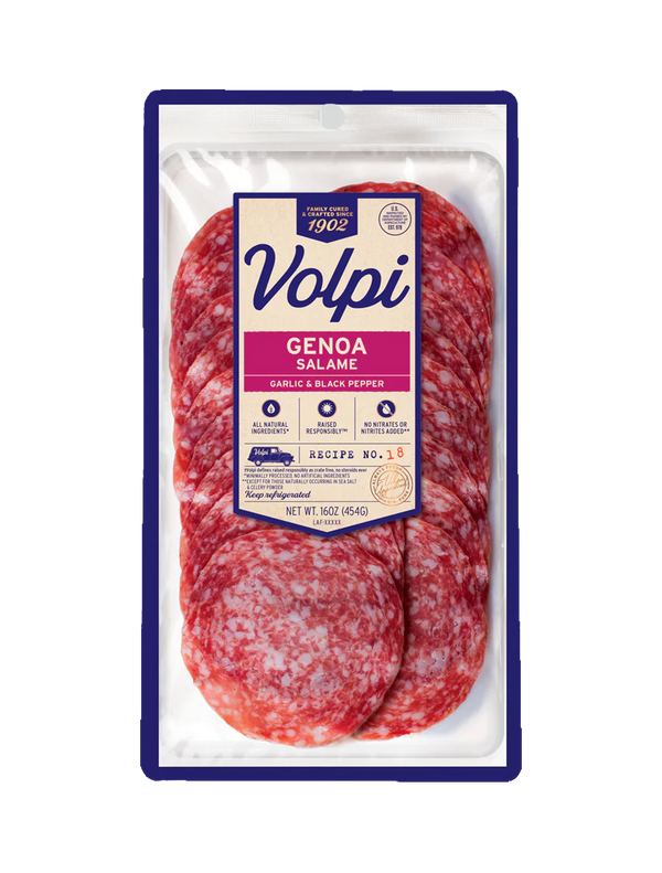 Volpi Genoa Salami Sliced | Salumi | Ditalia Fine Italian Imports ...