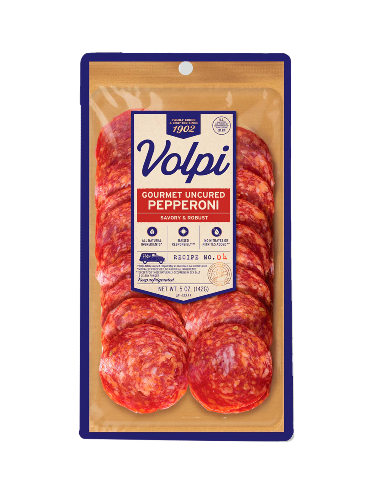 Volpi Sliced Gourmet Pepperoni | Ditalia Fine Italian Food Imports ...