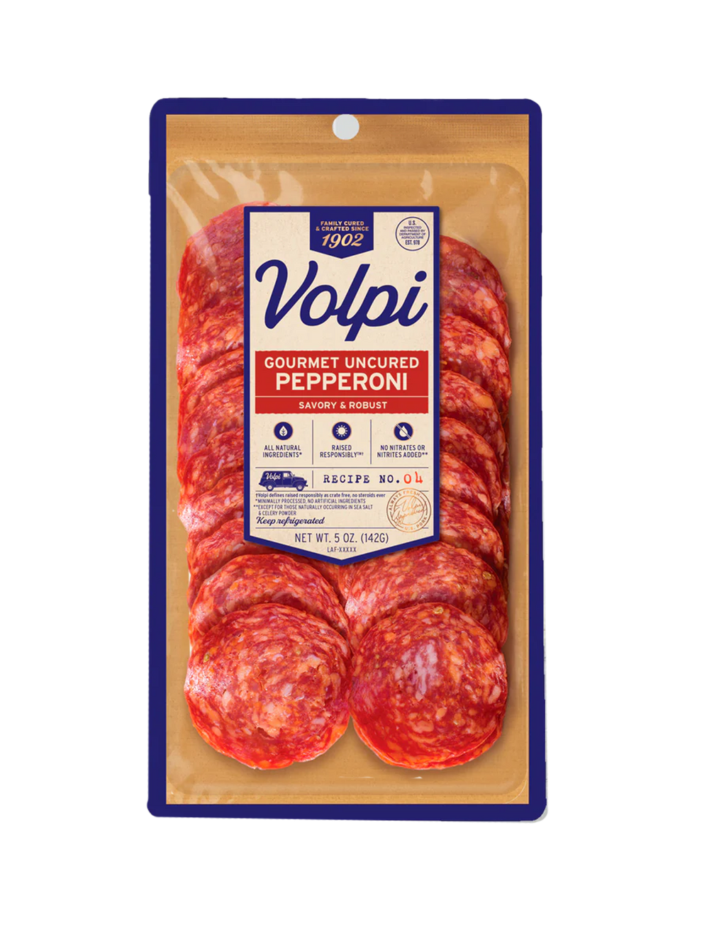 Volpi Sliced Gourmet Pepperoni | Ditalia Fine Italian Food Imports ...