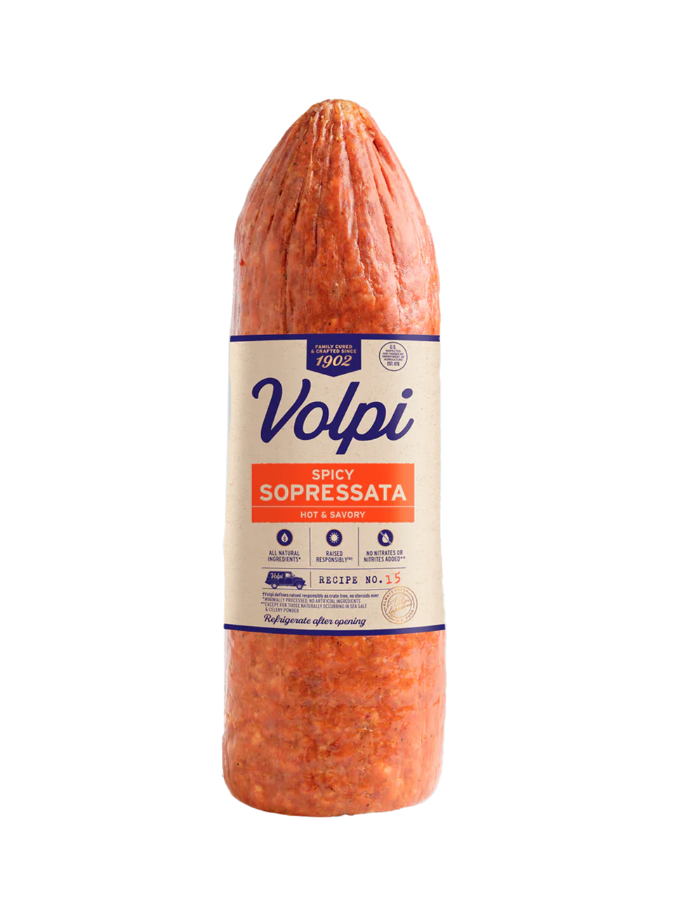 Volpi Hot Sopressata Salami 2.5 lbs | Ditalia Fine Italian Imports ...