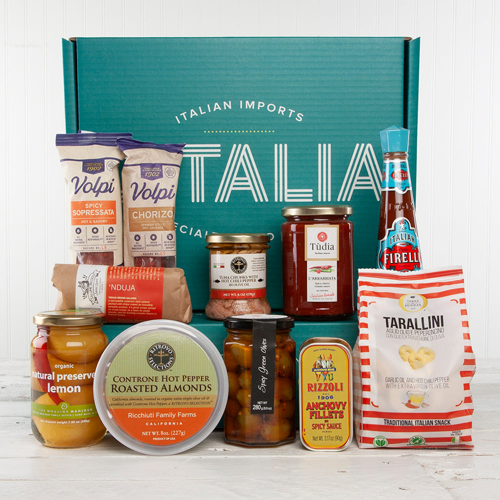 The Spicy Bring the Heat Italian Gourmet Gift Box | Ditalia – Ditalia ...