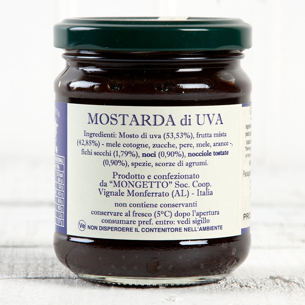 Il Mongetto Mostarda d'Uva | Ditalia Fine Italian Imports – Ditalia ...