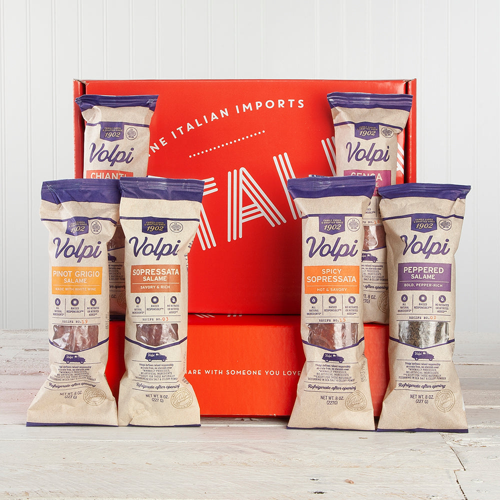 Ditalia Italian Foods and Gifts | Salami Gourmet Gift Box | Volpi