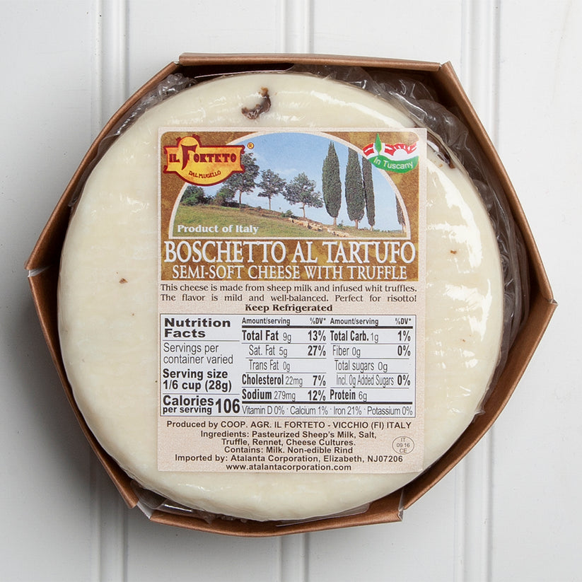 Forteto Boschetto al Tartufo | White Truffle Cheese | Ditalia – Ditalia ...