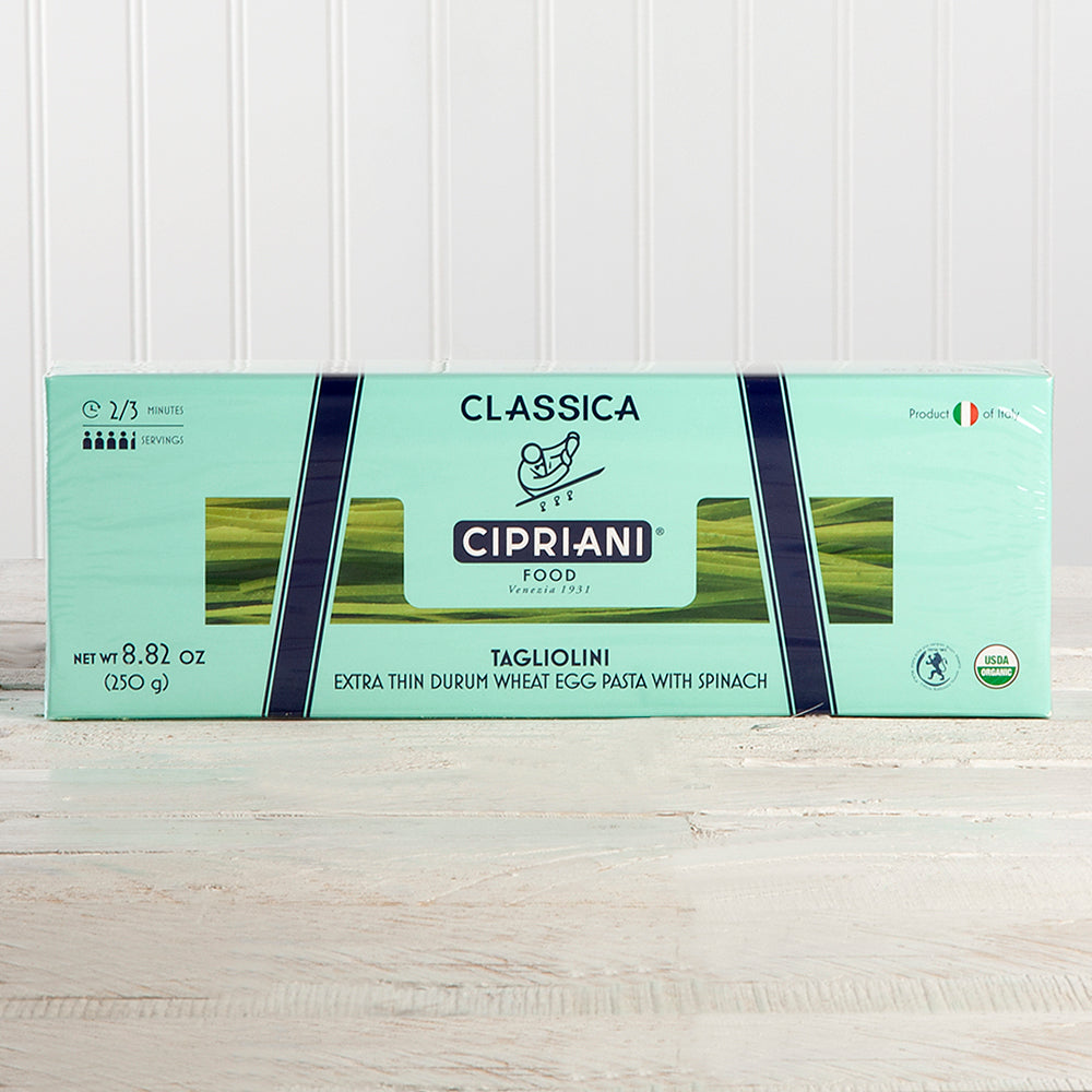 Cipriani Organic Egg Pasta | Spinach Tagliolini | Ditalia Italian Food ...