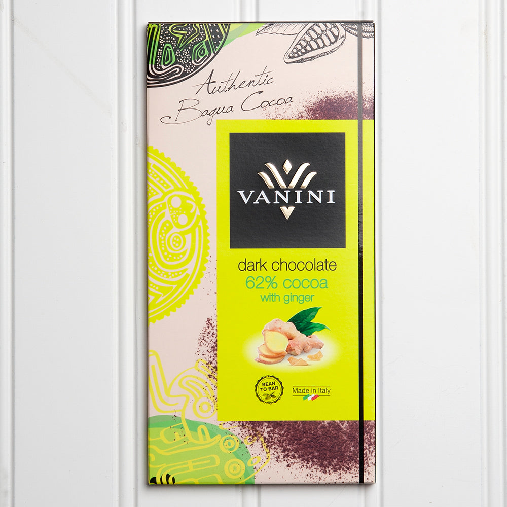 Vanini Dark Chocolate with Ginger Bar | Made in Italy – Ditalia ...