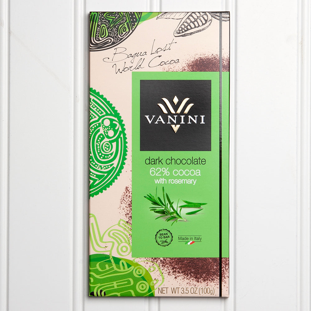 Vanini Dark Chocolate with Rosemary Bar | Made in Italy – Ditalia ...