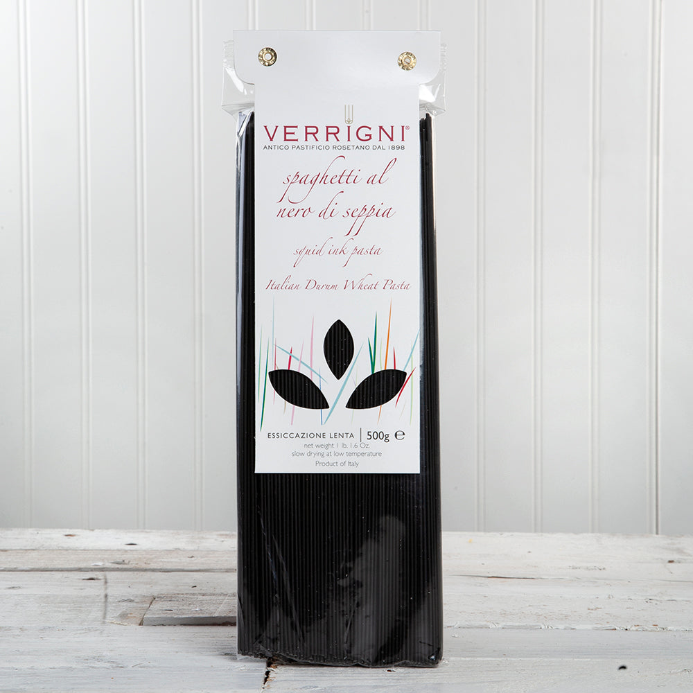 Verrigni Black Squid Ink Spaghetti Pasta | DITALIA – Ditalia