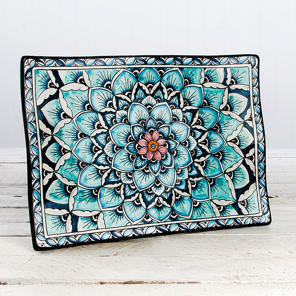 Geribi Deruta Sushi Plate | Italian Pottery | Buy Online at Ditalia ...