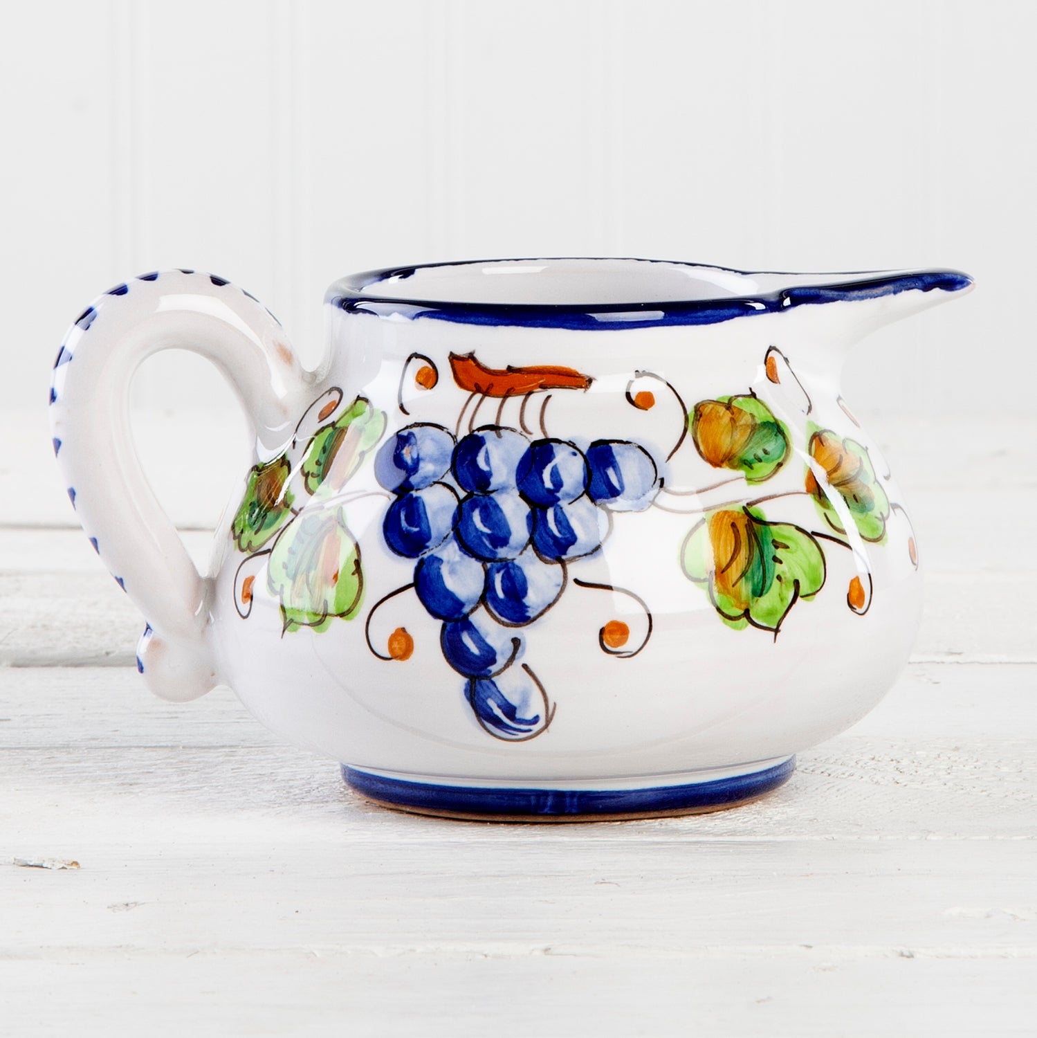 Geribi Deruta Sugar and Creamer | Italian Pottery | Online at Ditalia