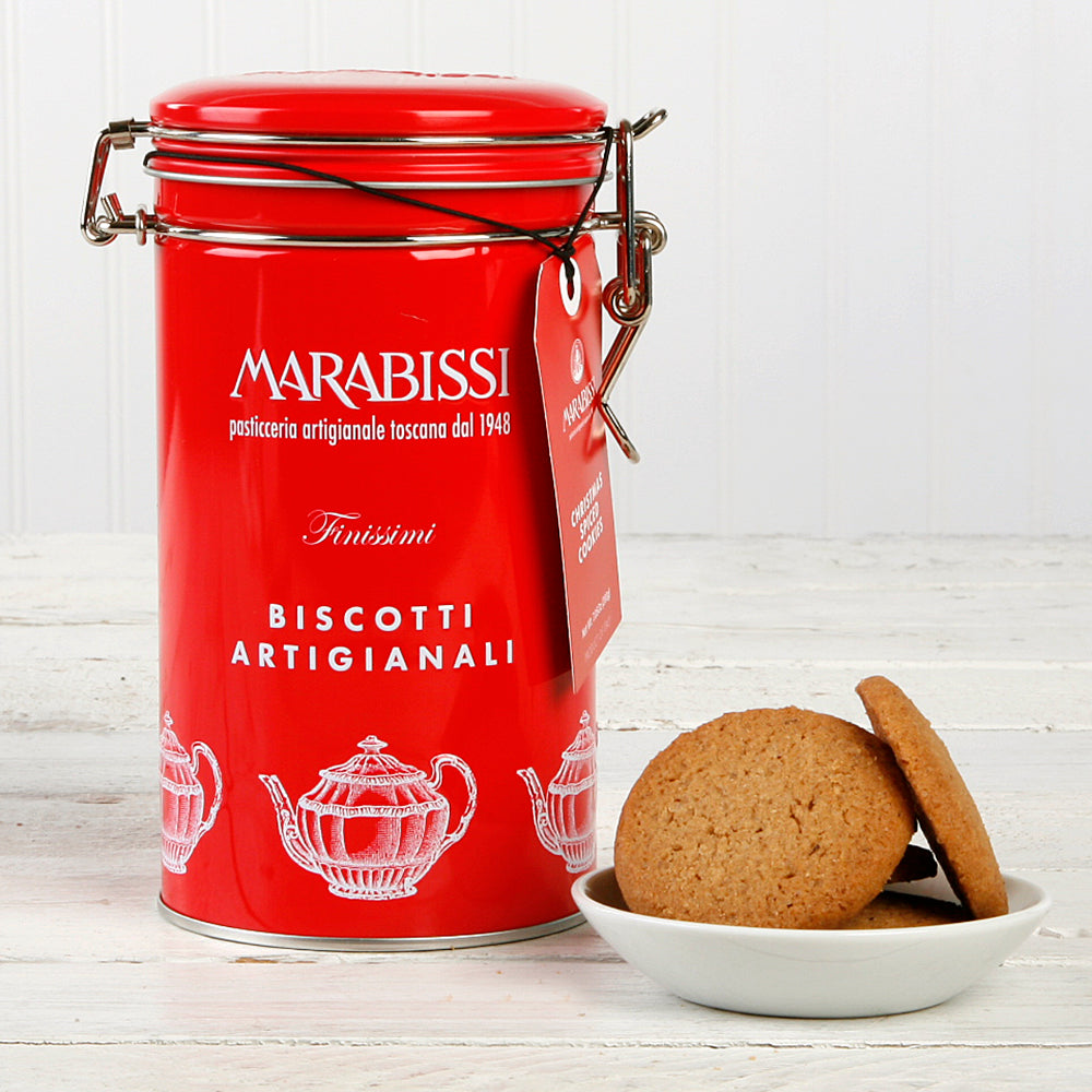 Marabissi Red Decorative Cookie Tin from Tuscany | Ditalia – Ditalia ...